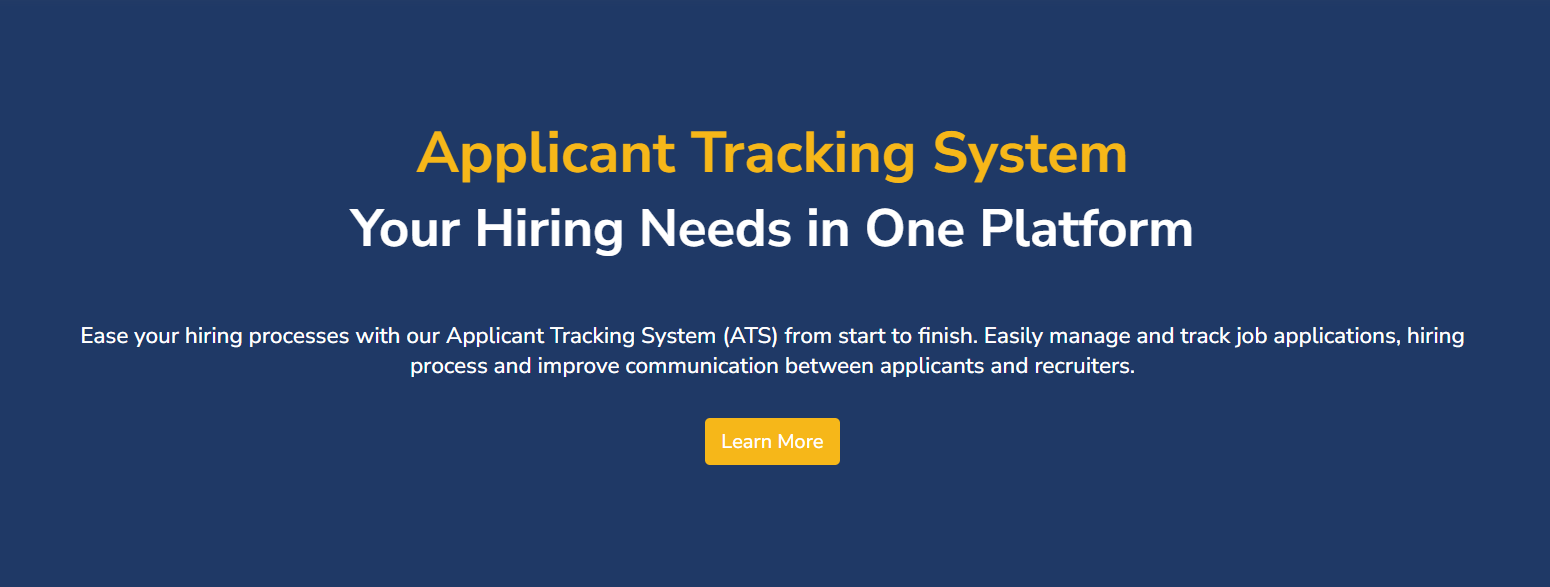 Applicant Tracking System Software | ATS Malaysia