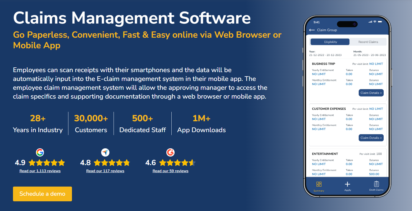 Claims Management Software | Expense Claim App